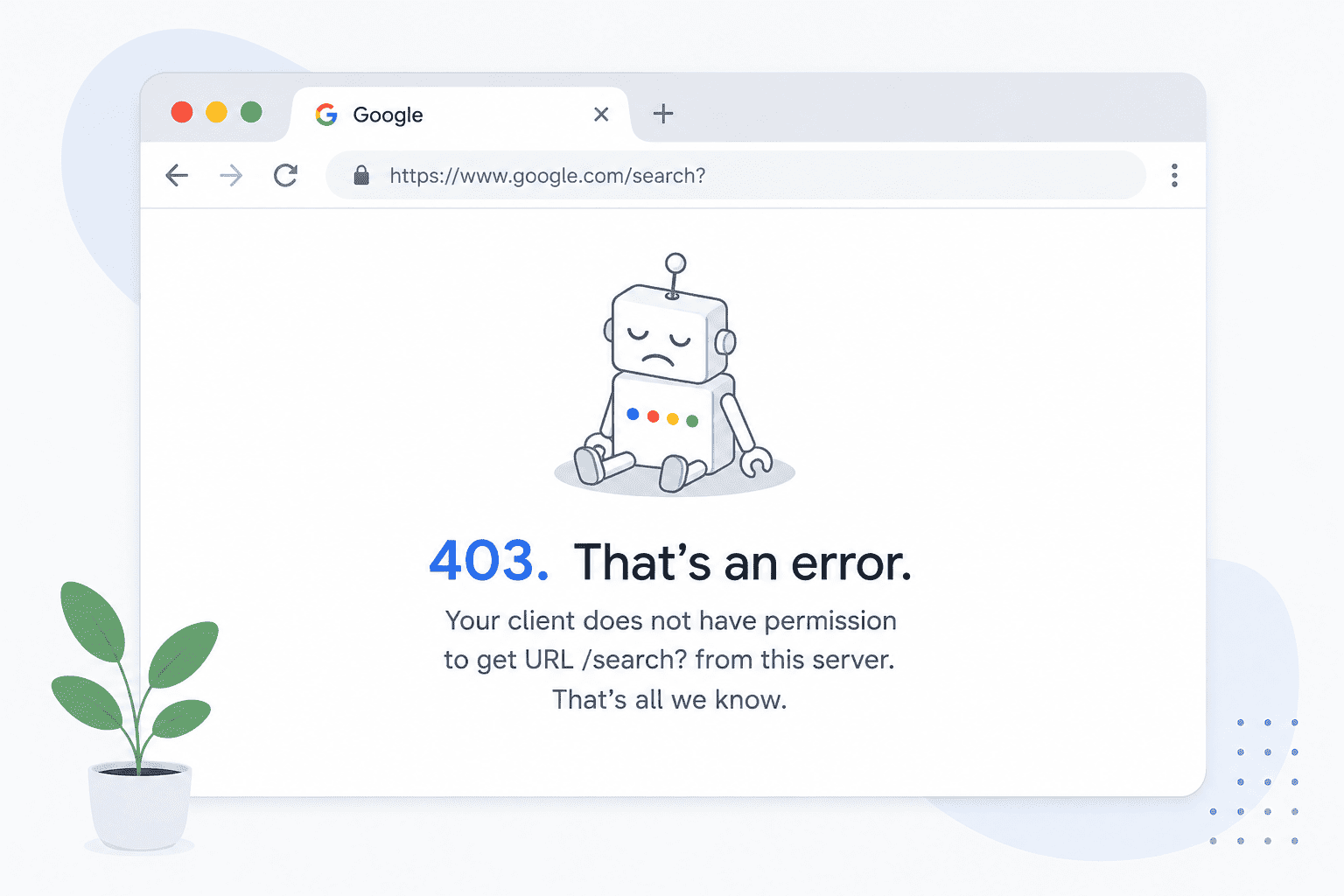 Google 403 Error? Here’s How to Fix “Your Client Does Not Have Permission”